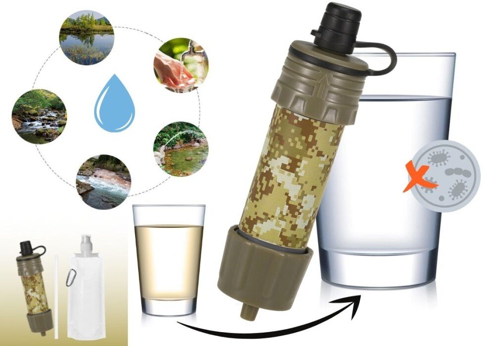 Filter za vodu WaterPurifier, za filtriranje vode u prirodi