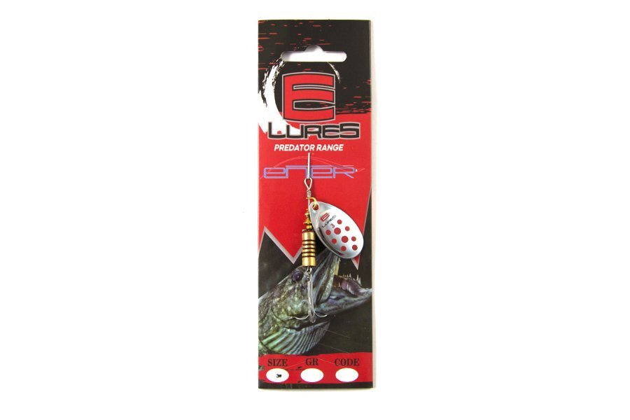 Enter E LURES SPINNER NR 0 SILVER-RED