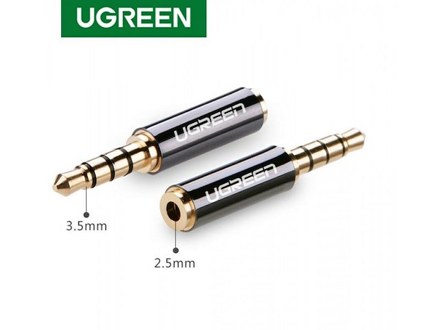 Adapter 3.5mm stereo muški-2.5mm stereo ženski ALU