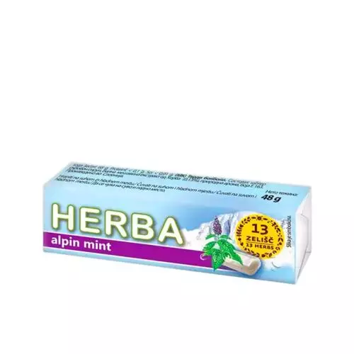 Šumi Herba bombone Alpski mint 48g