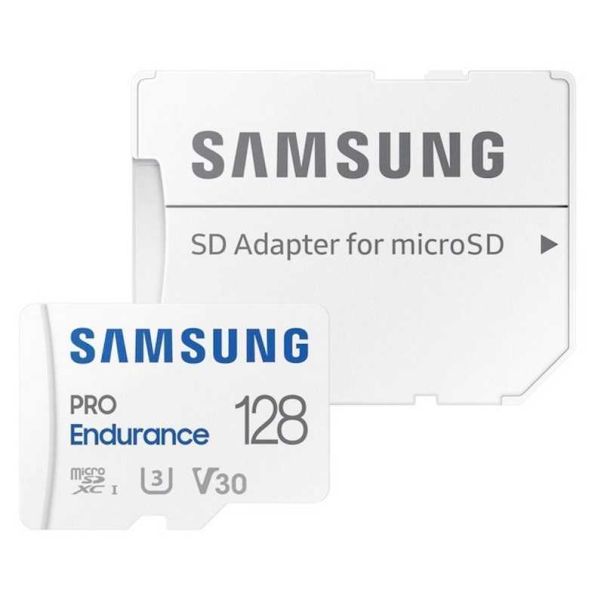 SAMSUNG Memorijska kartica PRO Endurance MicroSDXC 128GB U3 + SD Adapter MB-MJ128KA