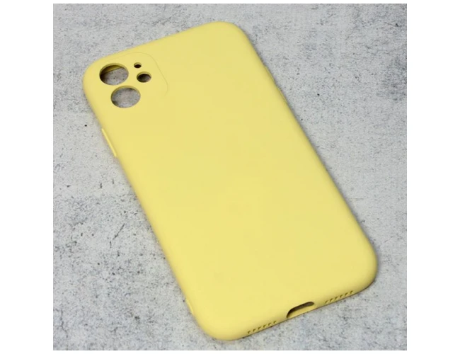 3G Nano Silikon žuta zaštitna maska iPhone 11 6.1