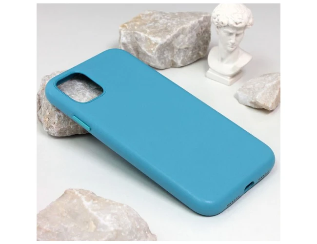 3G Beautiful Shine Leather svetlo plava začtitna maska iPhone 11 6.1