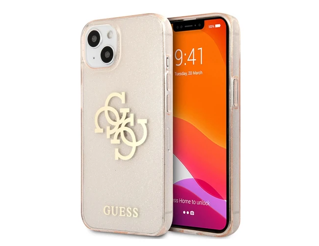 3G Guess Hc Glitter Big ( GUHCP13MPCUGL4GGO) zlatna zaštitna maska za iPhone 13 6.1