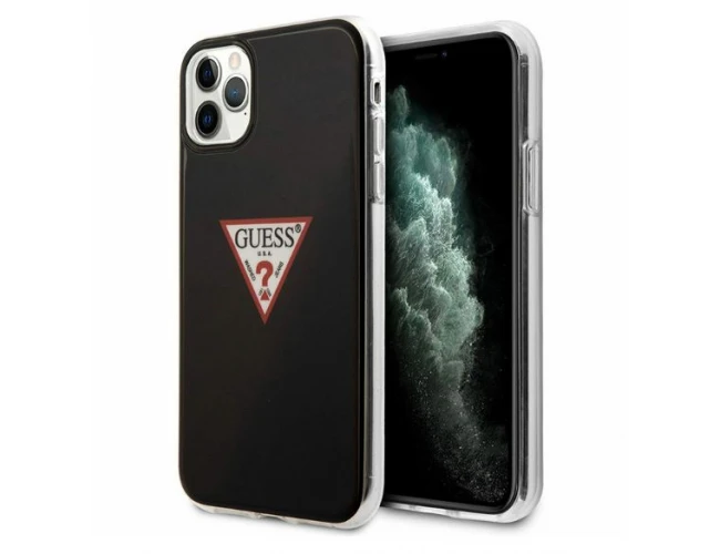 3G Guess Hc PC/TPU Triangle Logo crna zaštitna maska iPhone 11 Pro 5.8