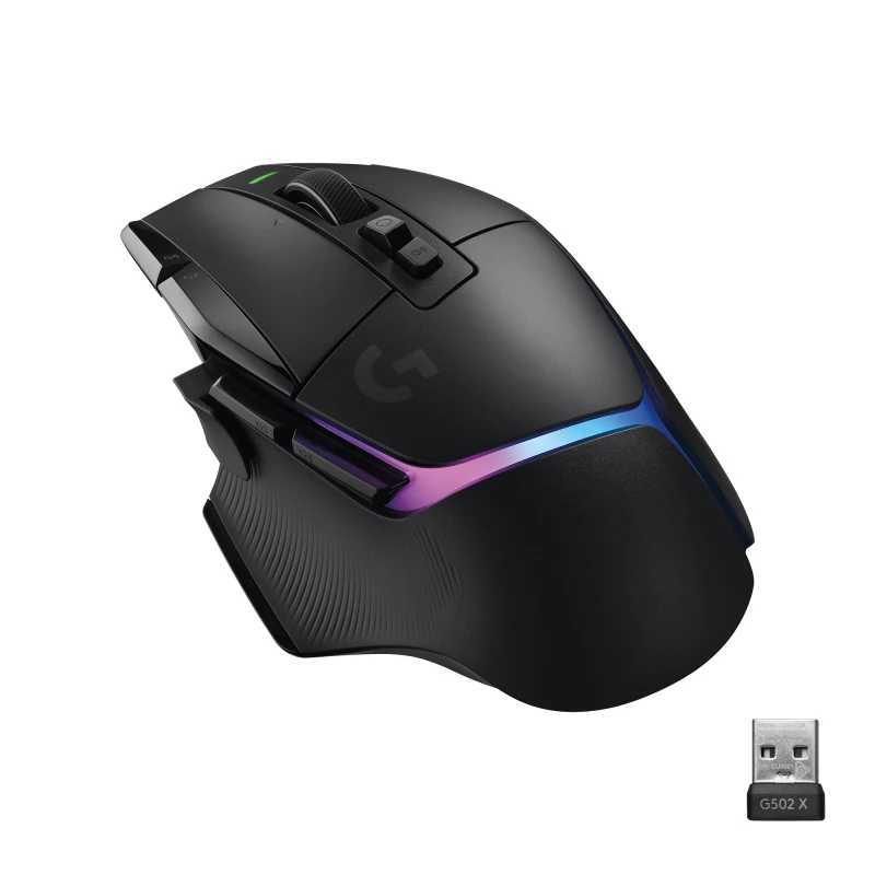 Logitech G502 X Plus (910-006162) crni bežični gejmerski optički miš 25600dpi