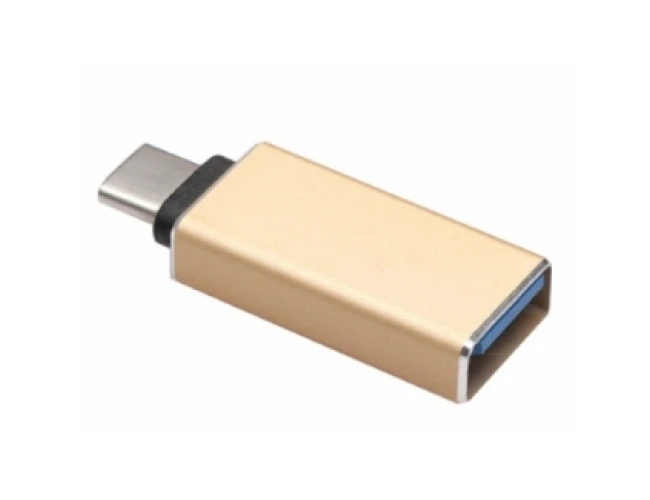 Fast asia (OST03577) adapter USB 3.0 tip C (muški) na USB 3.1 tip C (ženski) zlatni