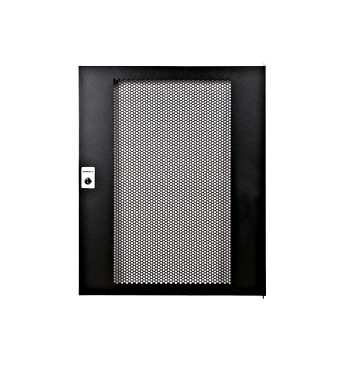 Vrata metalna perf. 80% za DTW orman, 16HU,širine 600mm,crna
RAL9005, sa šarkama i vijcima