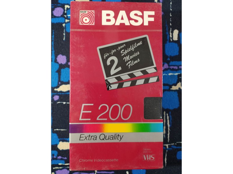 BASF E200 VHS Kaseta (Novo)