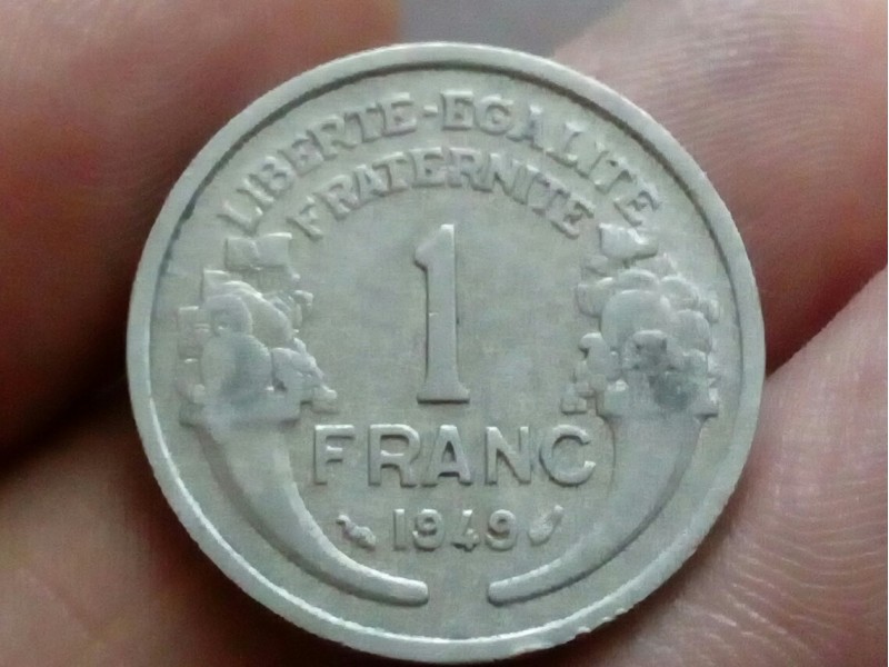 Francuska, 1 franak 1949