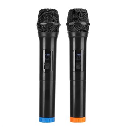 Bezicni mikrofon karaoke set 2 komada