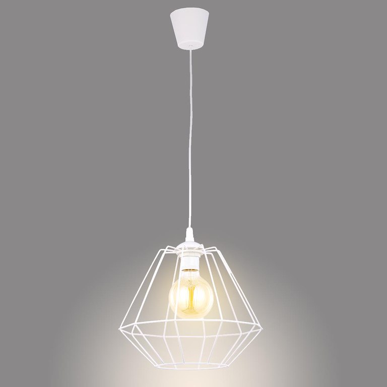 Viseća lampa Diamond bela