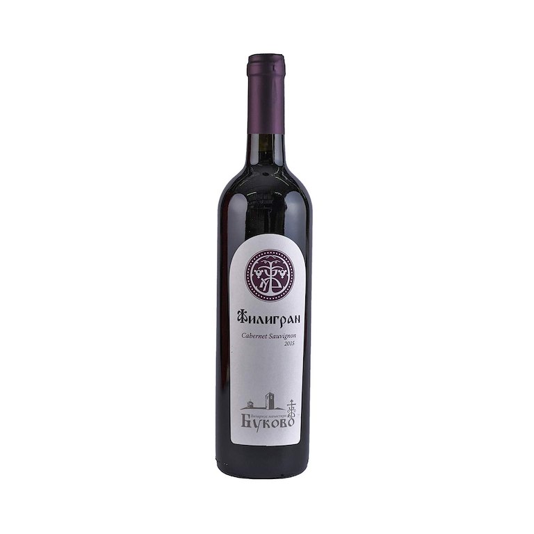 Manastir bukovo vino filigran cabernet sauvignon 0.75l manastir bukovo