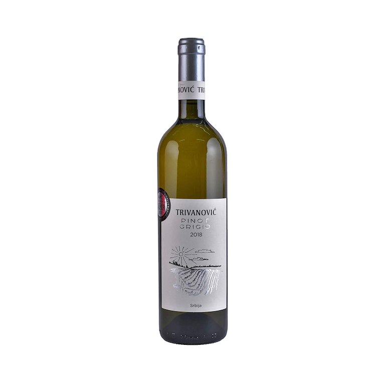 trivanović vino belo pinot grigio 0.75l trivanović