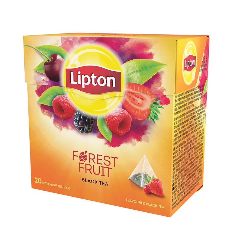 Lipton čaj crni aroma šum voće 34g lipton