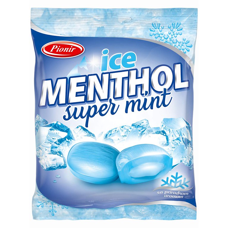 Pionir bombone ice menthol super mint 100g pionir