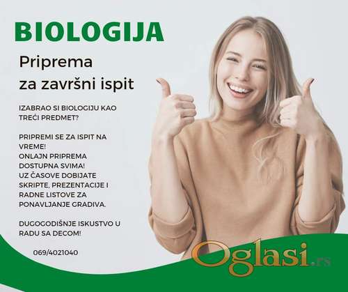 Priprema za Završni ispit iz biologije