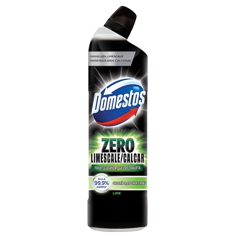 Domestos sred wc gel zero lime 750ml domestos