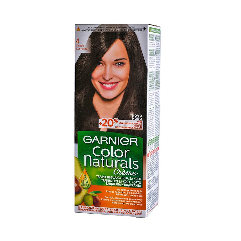 Loreal color naturals boja za kosu 4 L'oreal, Garnier