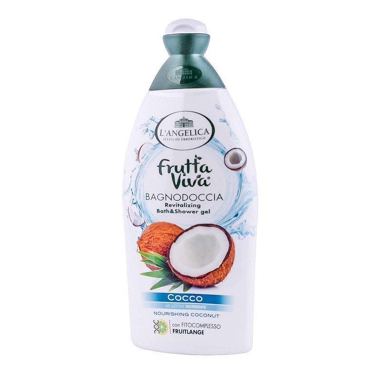 L angelica gel tuš fruttaviva kokos 500ml l angelica