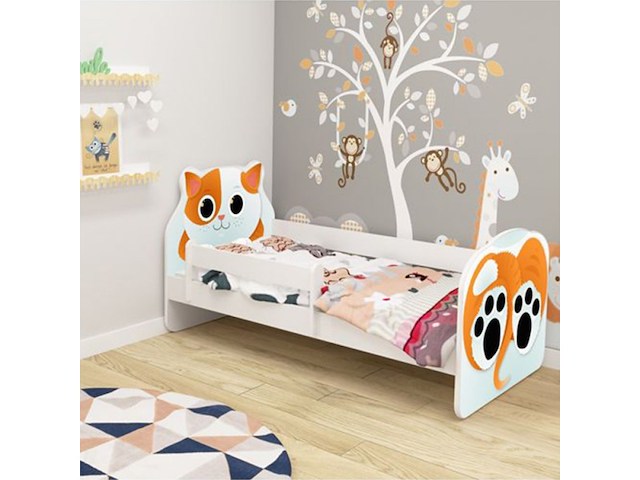 Krevet za decu ANIMALS 160X80 CM WHITE ACMA VII