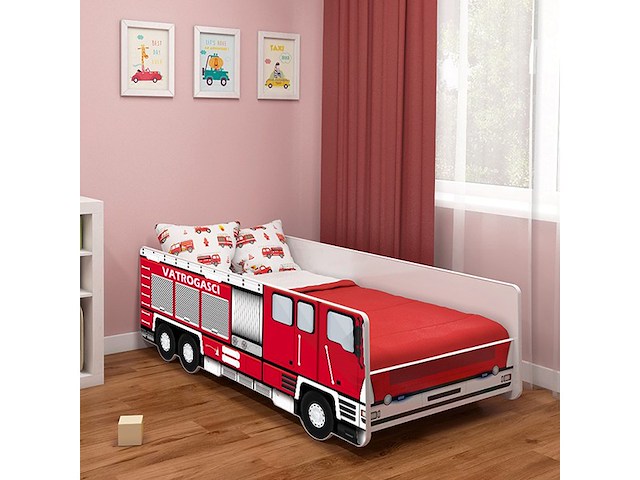 Krevet za decu VATROGASAC 180X80 CM