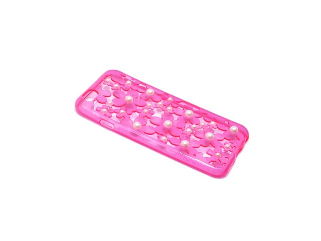 Futrola silikon Flower Pearl za Iphone 6/6S pink