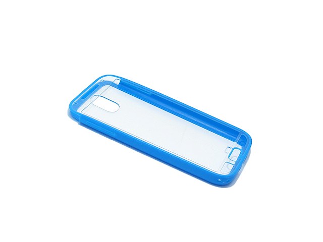 Futrola TRANSPARENT za Samsung I9500/I9505 Galaxy S4 plava