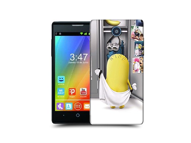 Futrola DURABLE PRINT za ZTE Kis II Max V815 DE0001