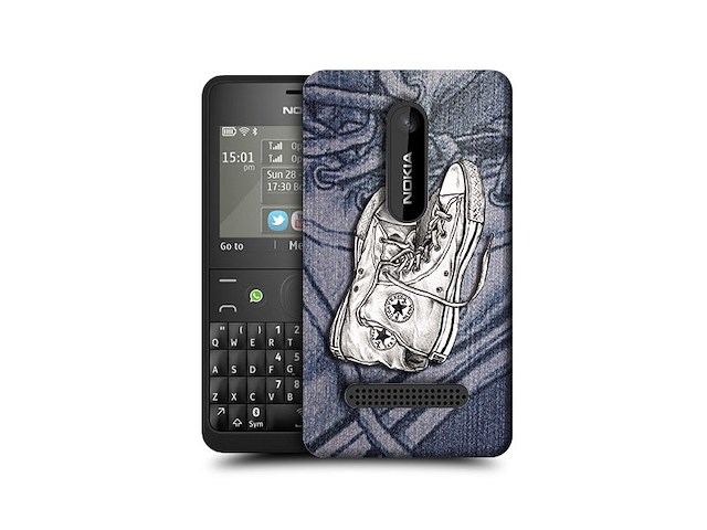 Futrola DURABLE PRINT za Nokia 210 Asha M0002