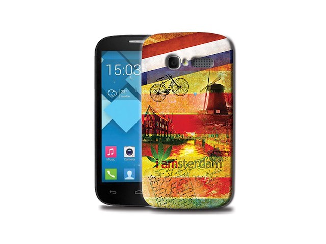 Futrola DURABLE PRINT za Alcatel OT-5036D Pop C5 M0005