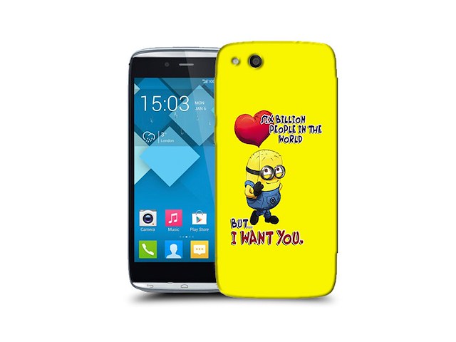 Futrola DURABLE PRINT za Alcatel OT-6032 Idol Alpha DE0002