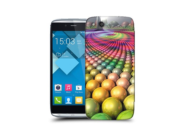 Futrola DURABLE PRINT za Alcatel OT-6032 Idol Alpha FH0039