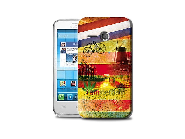 Futrola DURABLE PRINT za Alcatel OT-4010/4012 T-Pop/Fire M0005