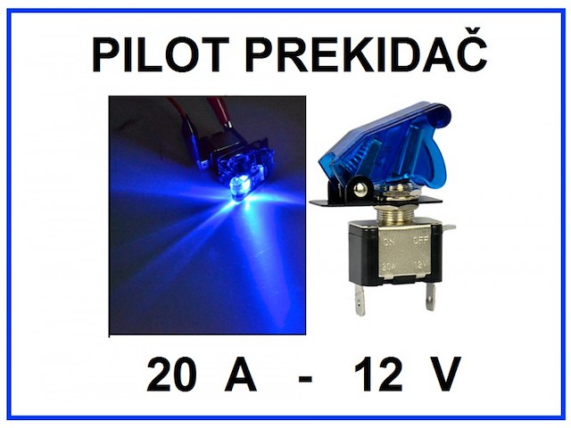 Pilot prekidac - PLAVI - 20A