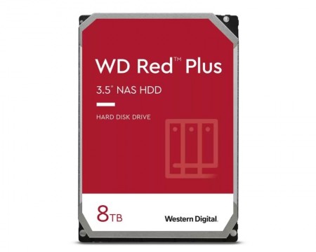 8TB WD 3.5'' SATA III 128MB WD80EFZZ Red Plus NAS