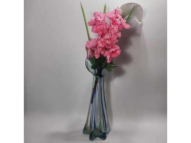 Vaza Murano cvet providna