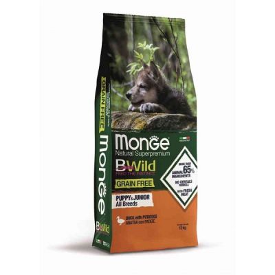 Monge BWild Puppy All Breeds Grain Free Pačetina i Krompir 12kg