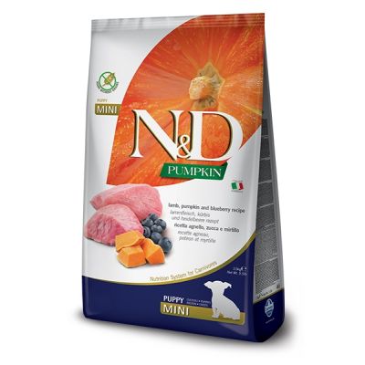 N&D Pumpkin Puppy Mini Lamb & Blubberry 7kg