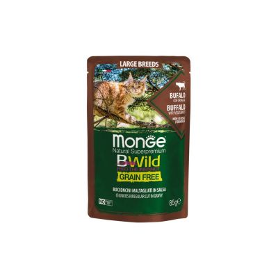 Monge BWild Cat Senior Bivo i Povrće Kesica 85g