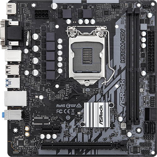 ASRock H510M-HDV R2.0 LGA1200 Micro ATX Matična ploča