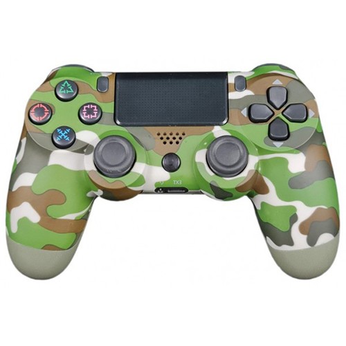 Gembird Bluetooth Dualshock PC/PS4 gamepad, green camo | JPD-Wireless-Thrillershock GREEN