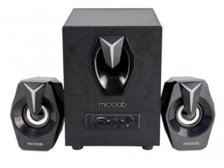 MICROLAB G100BT Aktivni zvučnici 2.1 11W (5W,2x3W) 3,5mm SD USB FM Bluetooth daljinski LED