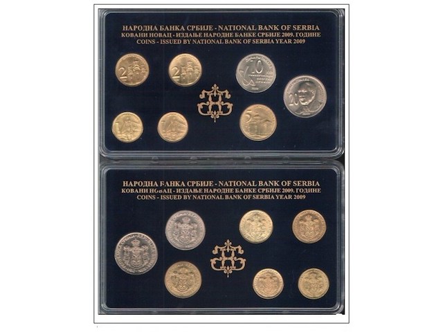 Set kovanica Narodne Banke Srbije iz 2009.