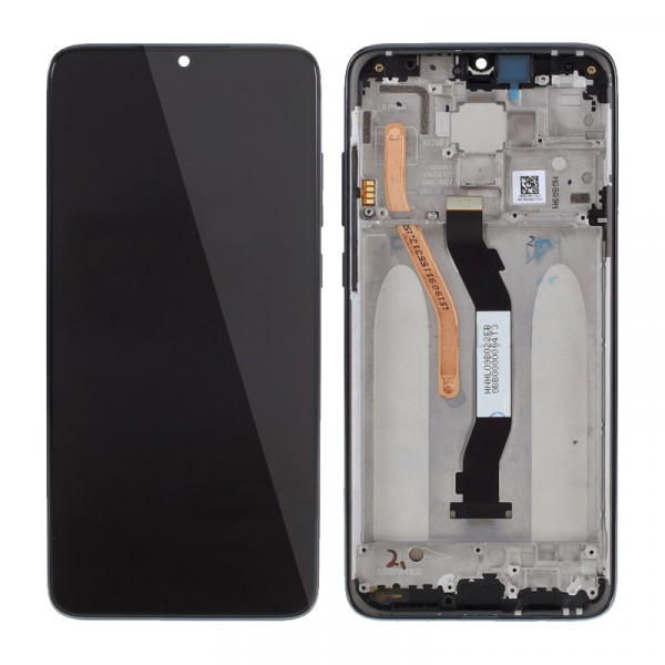 LCD za Xiaomi Redmi Note 8 PRO + touch screen crni ORG SA OKVIROM SIVI