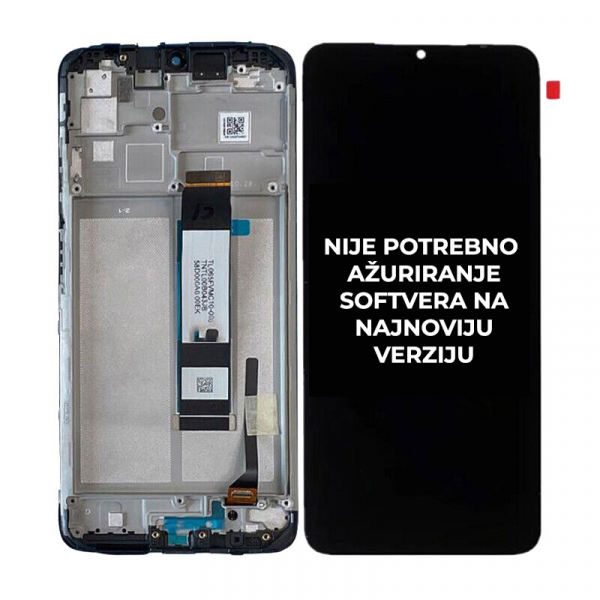 LCD za Xiaomi Redmi 9T/M3 + touch screen crni WITH FRAME ORG(nije potrebno ažurirati tel. na najnoviju verziju softvera)