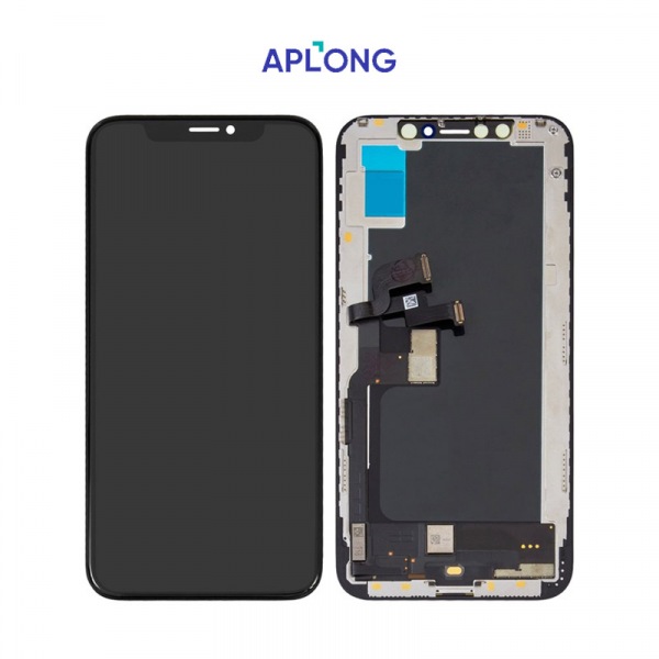 LCD za Iphone XS+touch screen crni APLONG (STANDARD-HD)