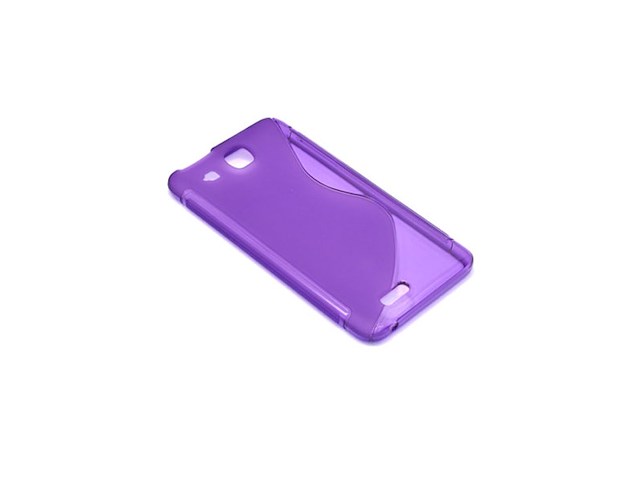 Futrola PVC S-SHAPE za Alcatel OT-6033D Idol Ultra lila