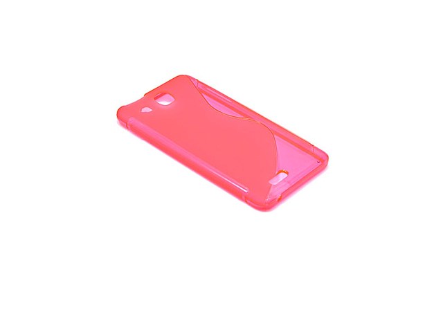 Futrola PVC S-SHAPE za Alcatel OT-6033D Idol Ultra roze