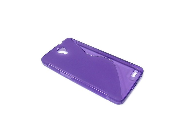 Futrola PVC S-SHAPE za Alcatel OT-6040D Idol X ljubicasta